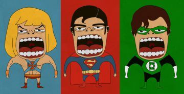 Screaming superheroes by Roberto Salvador – Feel Desain | your daily ...