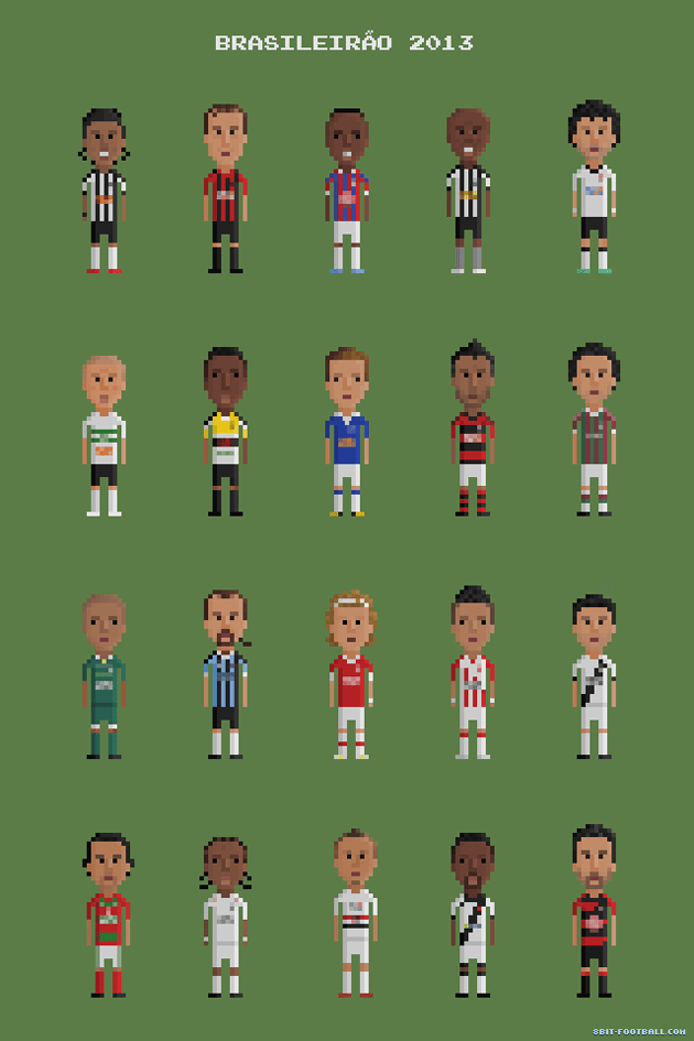 8bit football – Feel Desain | your daily dose of creativity