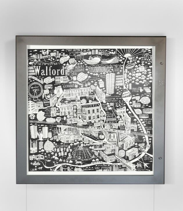Intricate hand-drawn maps | Caroline Harper – Feel Desain | your daily ...