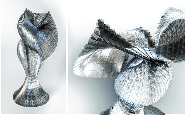 Morphing organic fabric art | Laokoon & Enso Lamp – Feel Desain | your ...