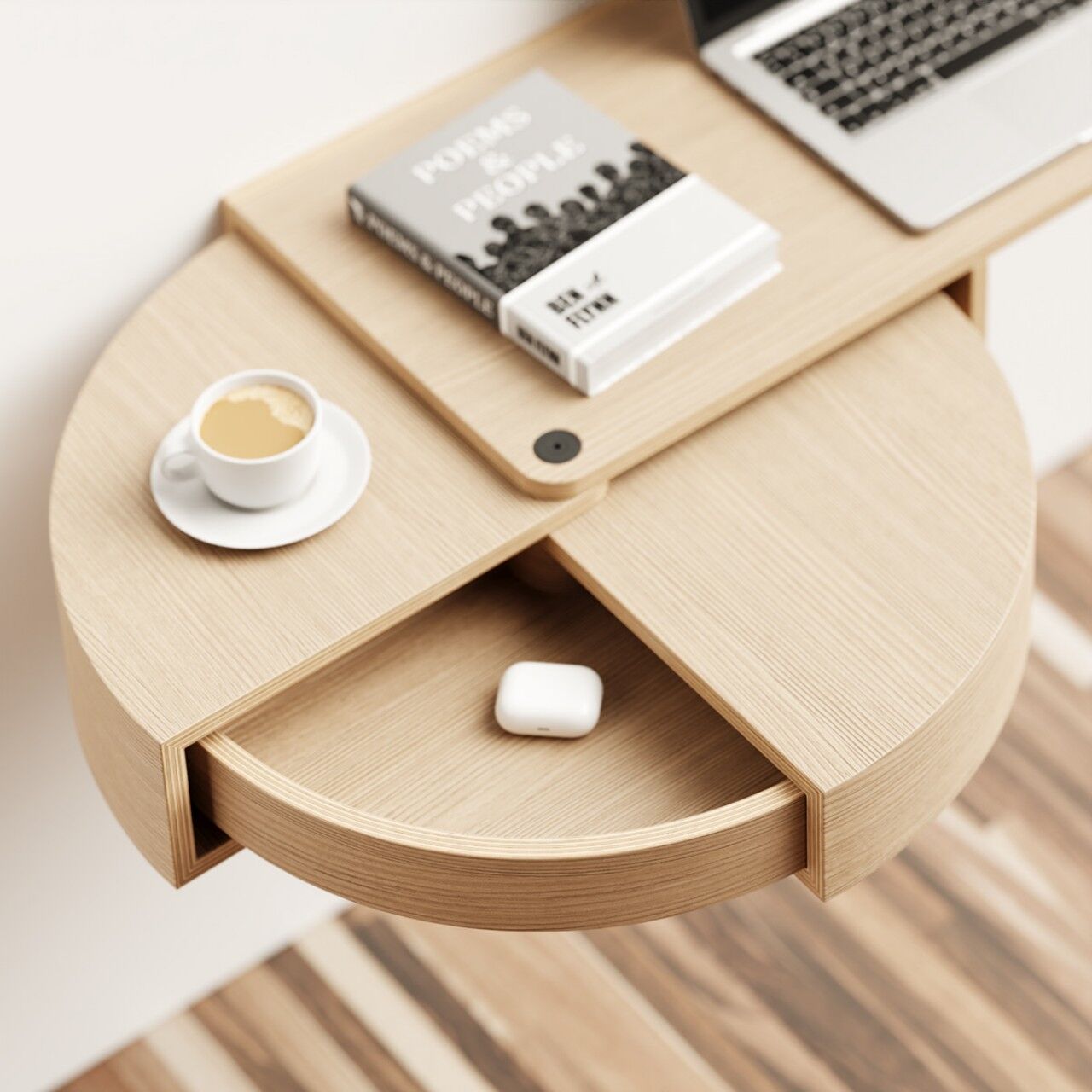 Revolver: Matryoshka inspired wall desk – Feel Desain | your daily dose ...